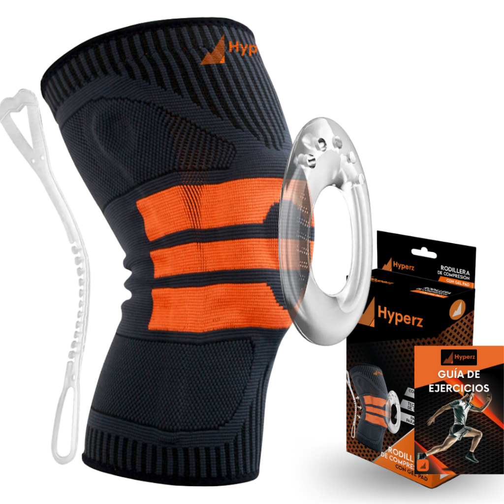 Rodillera Deportiva de Compresión Gel Pad Rótula Ortopédica - Hyperz